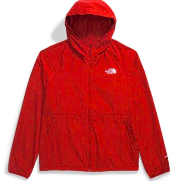 The North Face | Jackets & Coats | Red North Face Mens Windbreaker In ...